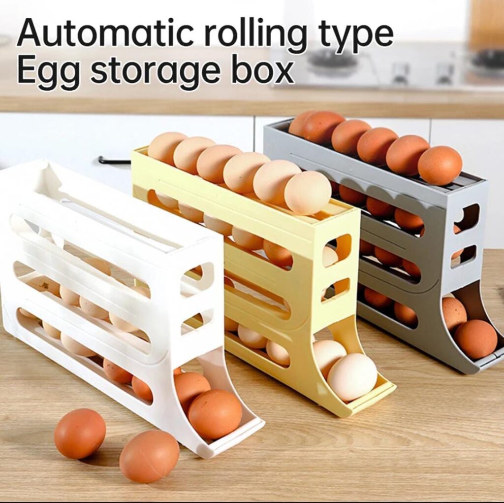 4 layer Rolling egg dispenser – Bliss Households